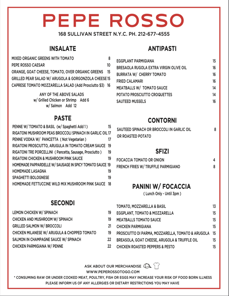 Pepe Rosso – To Go